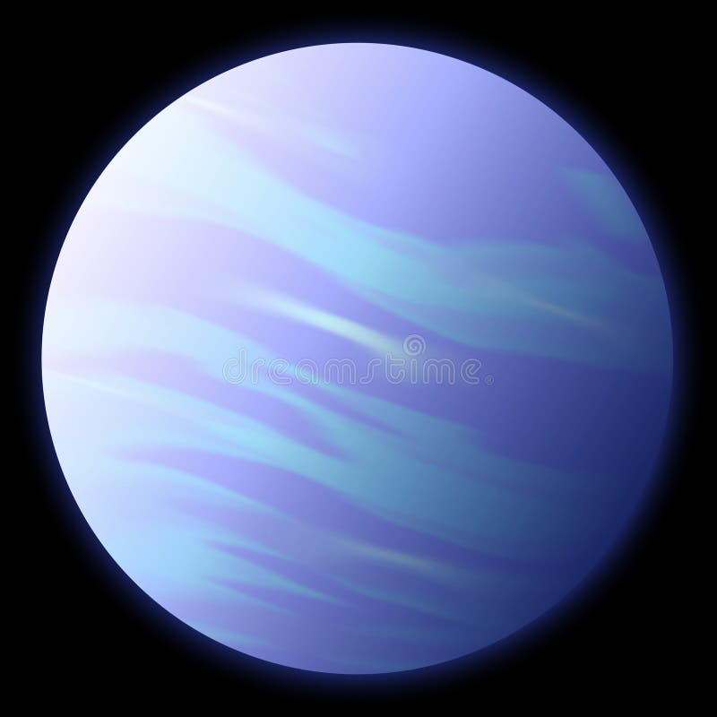 Neptune Planet Realistic Illustration Stock Photo - Image of galaxy ...