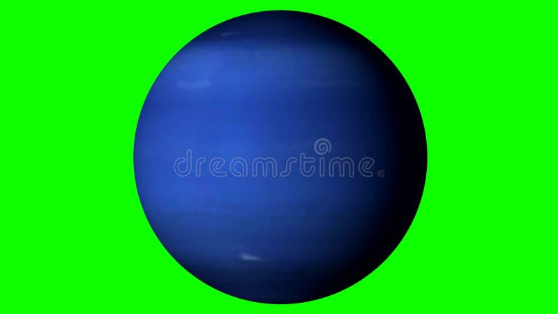 Neptune Rotating on a Star Backgrund. Loopable Stock Footage - Video of ...