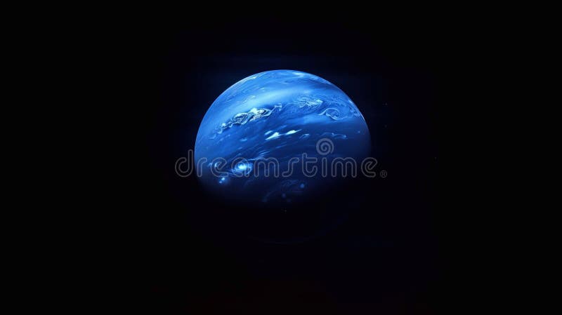 Neptune S Striking Blue Surface Reveals Swirling Clouds and Atmospheric ...