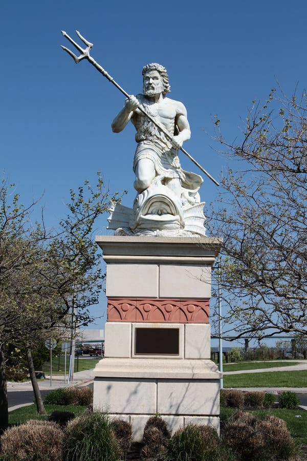 Neptune statue in Rome stock image. Image of closeup - 12110749