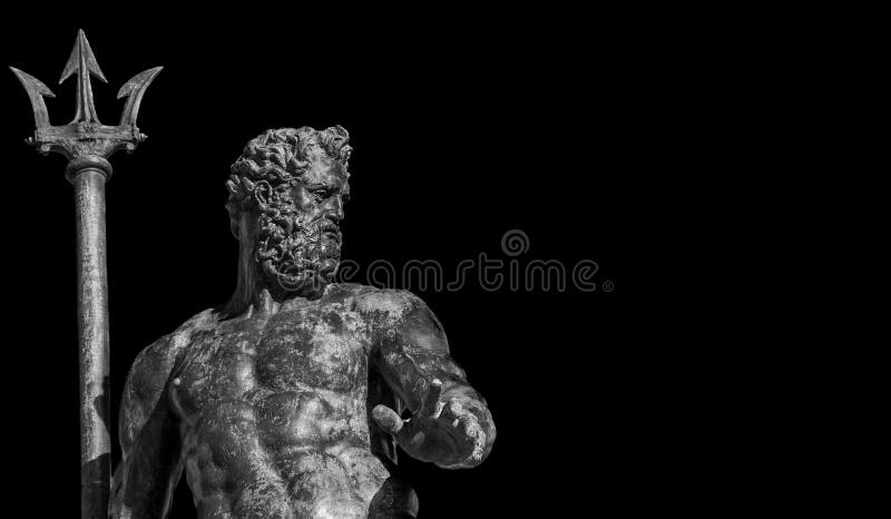 Neptuno, dios del mar imagen de archivo. Imagen de abismo - 126974295