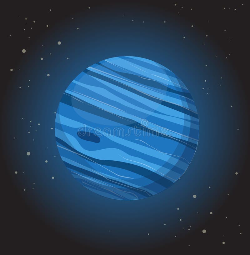 Neptunus stock illustratie. Illustratie bestaande uit sterren - 7902044