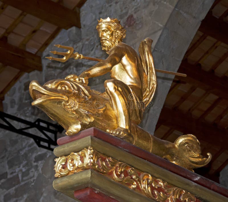 Neptunus: God Van Het Overzees Stock Foto - Image of apollo, keizer ...