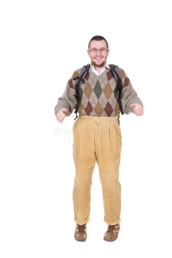 Nerd stock photo. Image of humorous, hair, friendly, human - 12956044