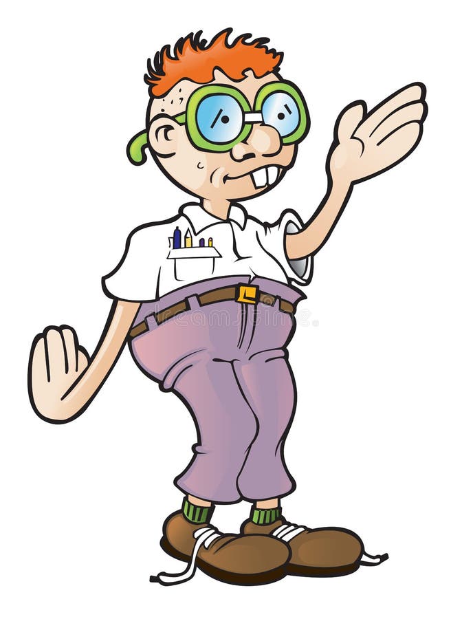 Geek Boy stock vector. Illustration of child, shirt, nerd - 1793959