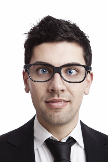 Nerd businessman stock image. Image of face, business - 20071599