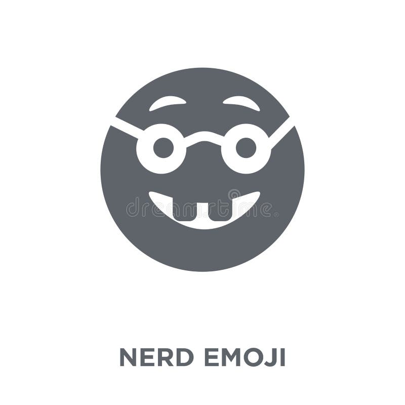 Nerd Emoji Vector Icon Isolated on Transparent Background, Nerd Emoji ...