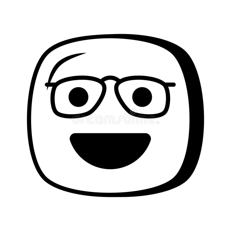 Nerd Emoji Icon Design, Ready for Premium Use Vector Stock Vector ...