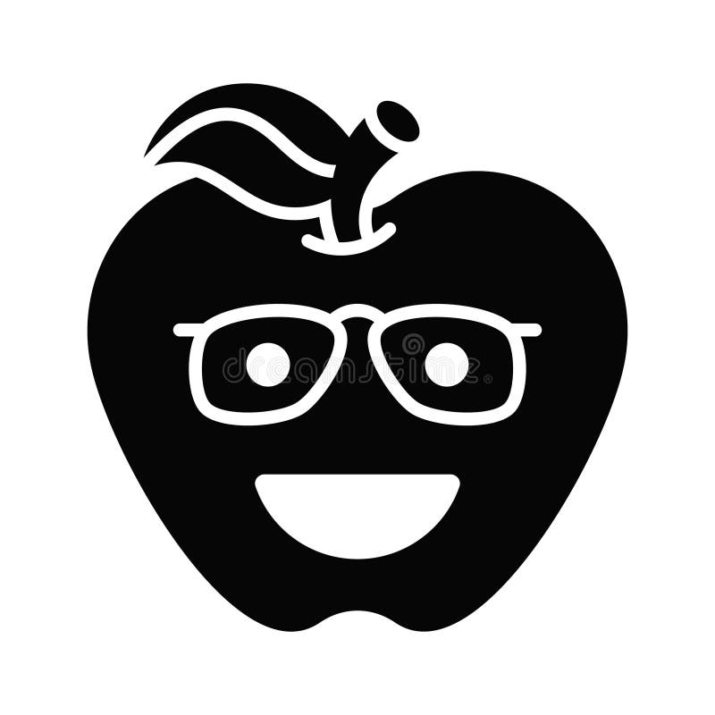 Nerd Emoji Icon Design, Ready for Premium Use Vector Stock Vector ...