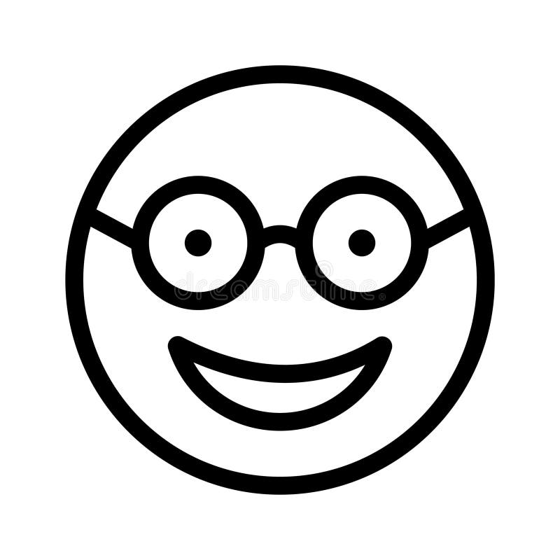 Nerd Emoji Icon Design, Ready for Premium Use Vector Stock Vector ...