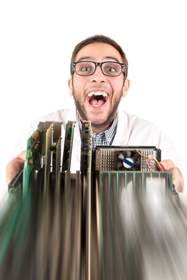 Nerd engineer posing stock image. Image of faces, software - 83126805