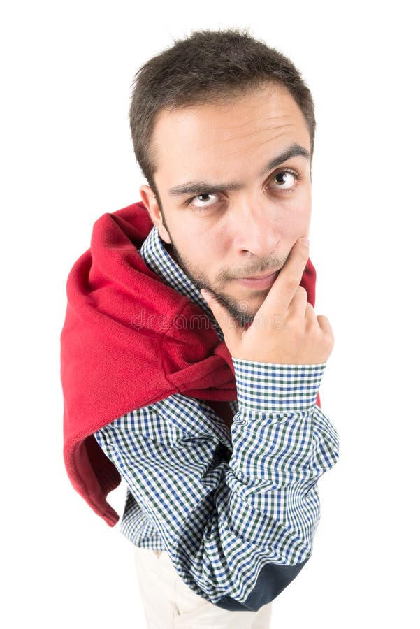 Nerd thinking stock image. Image of happiness, happy - 62339143