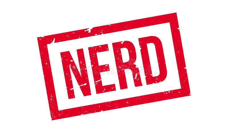Nerd rubber stamp stock illustration. Illustration of dork - 83141612