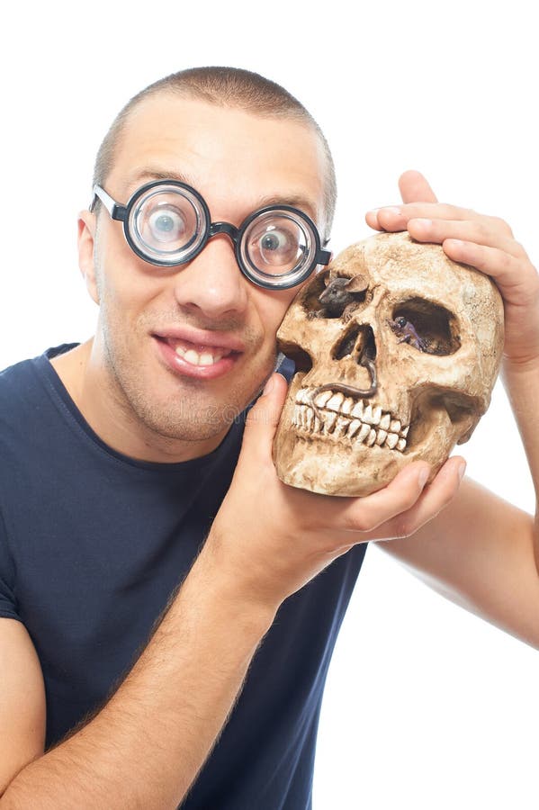 Skull and friend stock photo. Image of sculpture, strange - 99149488