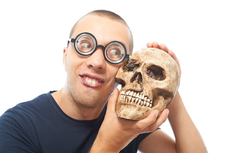Skull and friend stock photo. Image of sculpture, strange - 99149488