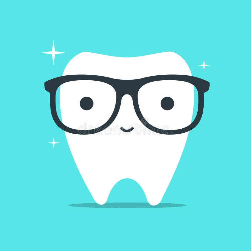 Clever Tooth- Singing Tooth Stock Illustration - Illustration of cavity ...