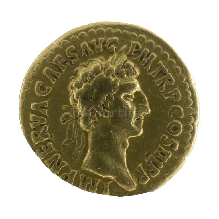Nerva or Marcus Cocceius Nerva - Roman Emperor. Aureus Editorial Stock ...