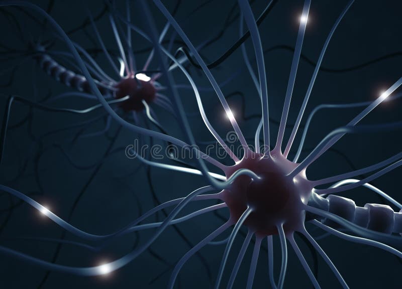 Nerve Cell Pulse stock photo. Image of nerve, neurone - 21356778