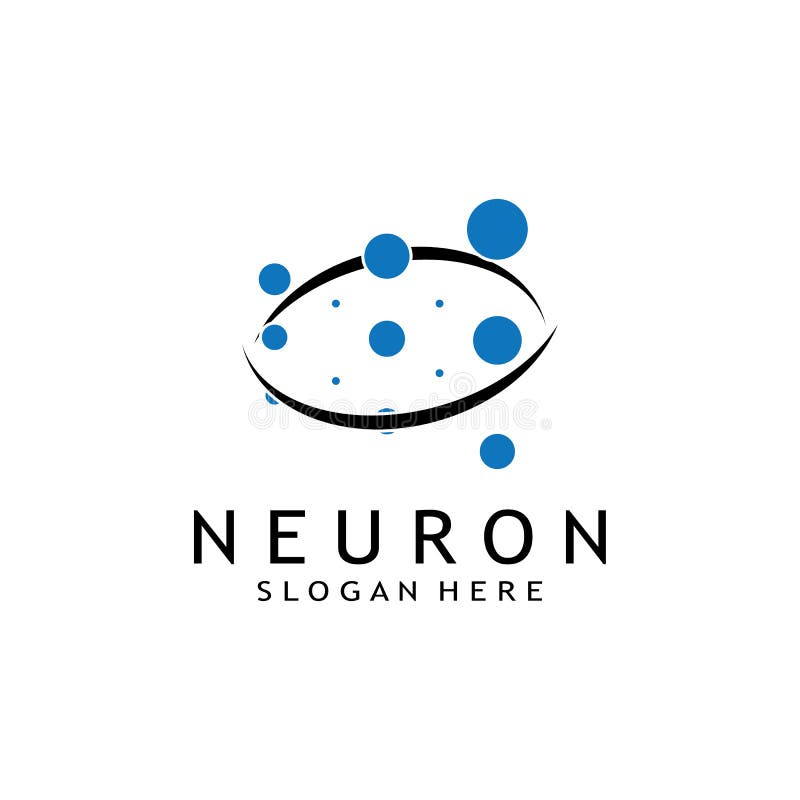 Nerve Cell Logo or Neuron Logo with Vector Template Stock Vector ...