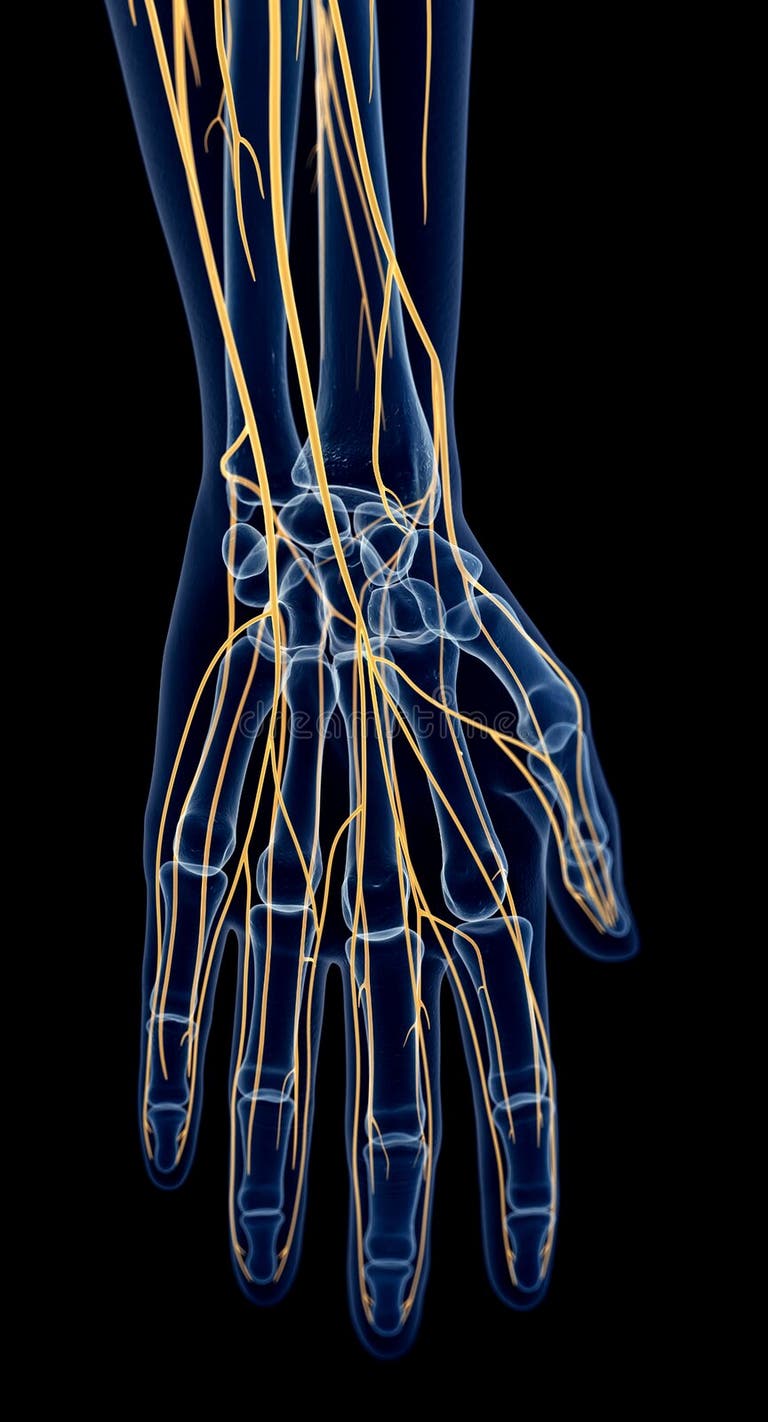 Hand Nerves Stock Illustrations – 436 Hand Nerves Stock Illustrations ...
