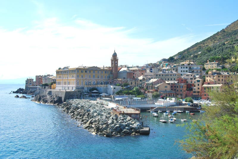 Nervi - Italy stock photo. Image of genoa, port, town - 16525752