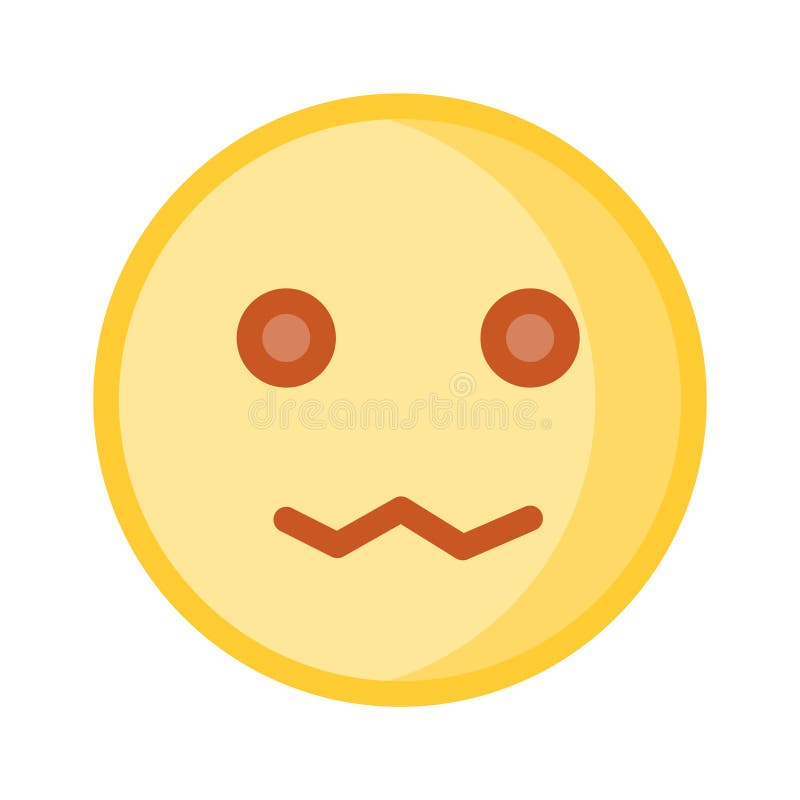 Nervous Emoji Vector Design, Ready To Use Stock Vector - Illustration ...