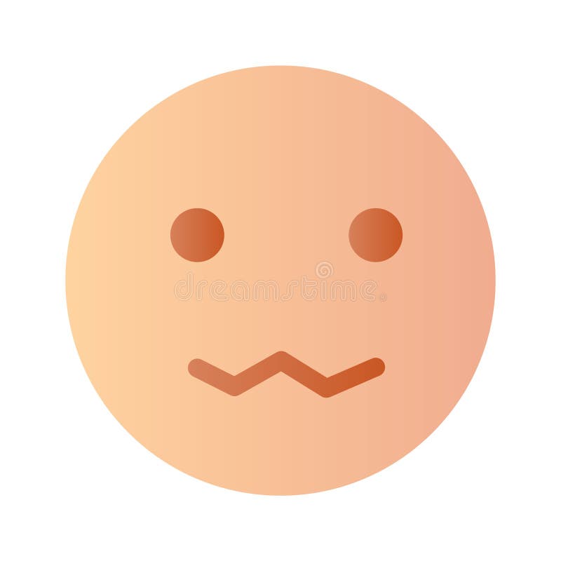Nervous Emoji Vector Design, Ready To Use Stock Vector - Illustration ...