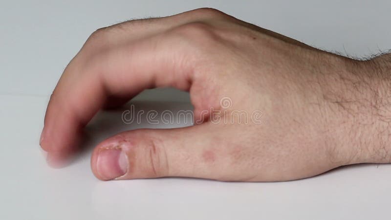 Nervous finger knocking stock video. Video of table, feelings - 43465449