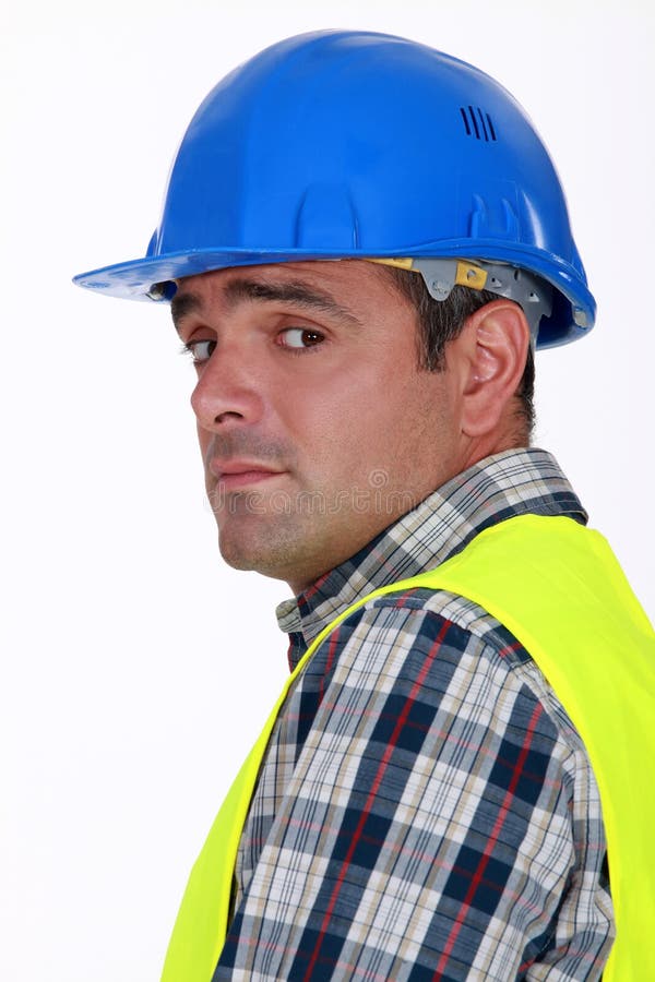 Nervous looking back stock image. Image of frighten, alone - 22328177