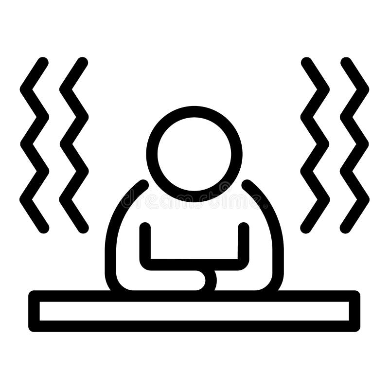 Nervous Icon Vector Sign And Symbol Isolated On White Background ... Nervous Icon Vector Sign And Symbol Isolated On White Background ...