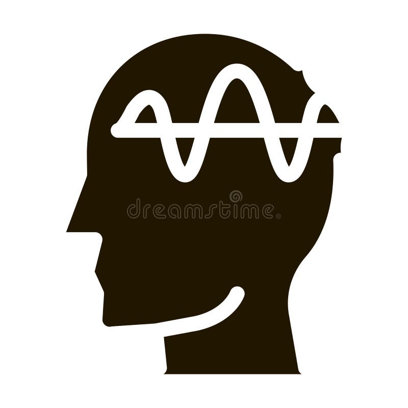 Nervous System of Head Biohacking Icon Vector Illustration Stock Vector ...