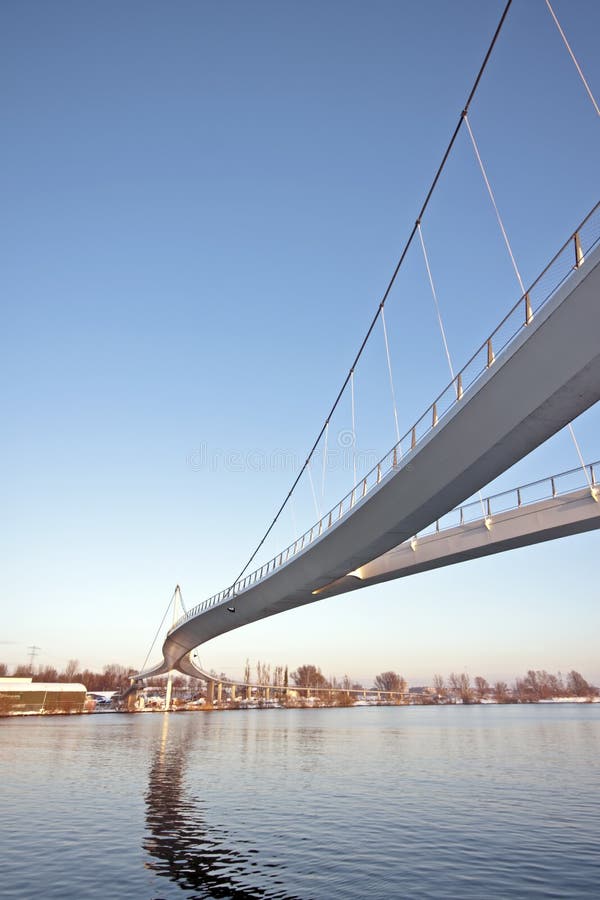 The Nescio Bridge in Amsterdam Netherlands Stock Photo - Image of ...