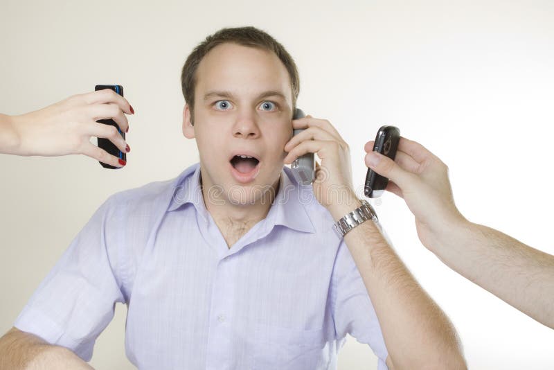 Nessun tempo di riposare fotografia stock. Immagine di faccia - 7524126