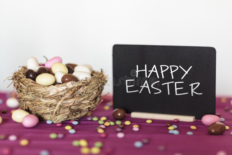 Easter easter with almonds stock image. Image of celebrate - 167567883