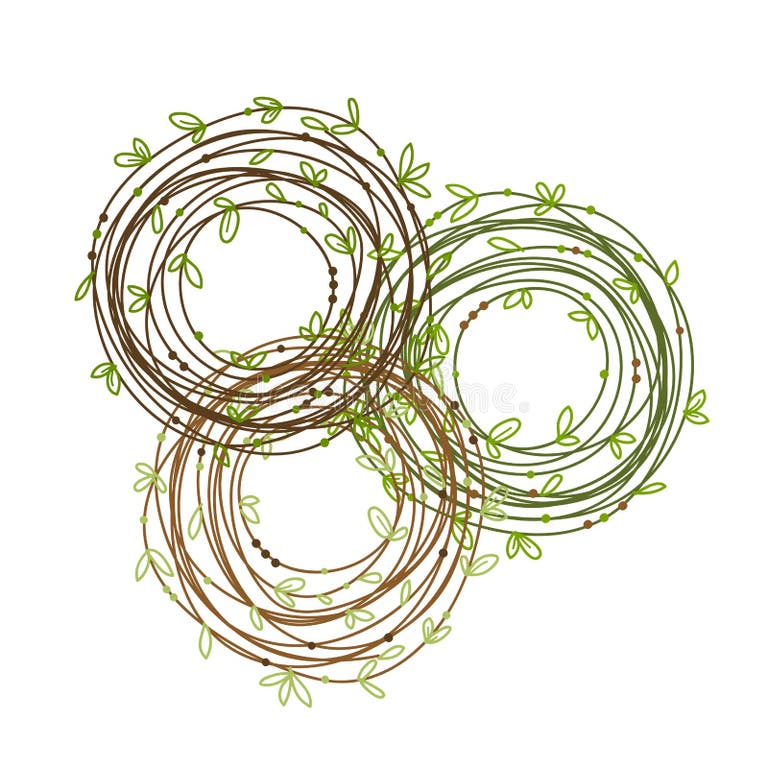 Spring Nest Border Design Stock Illustrations – 1,337 Spring Nest ...