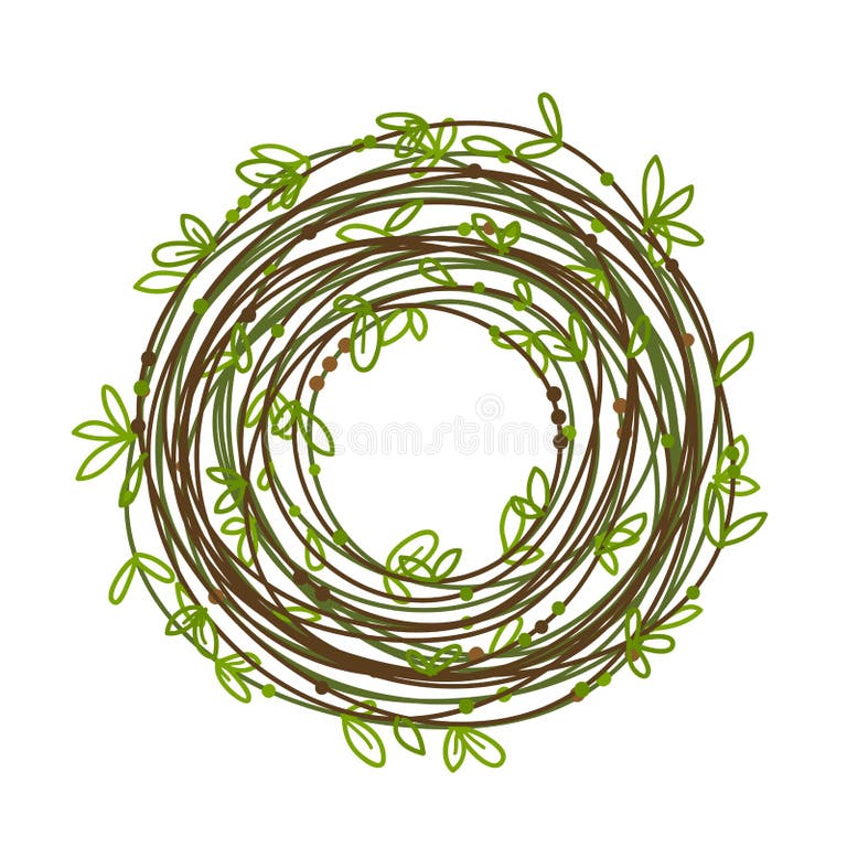 Spring Nest Border Design Stock Illustrations – 1,337 Spring Nest ...