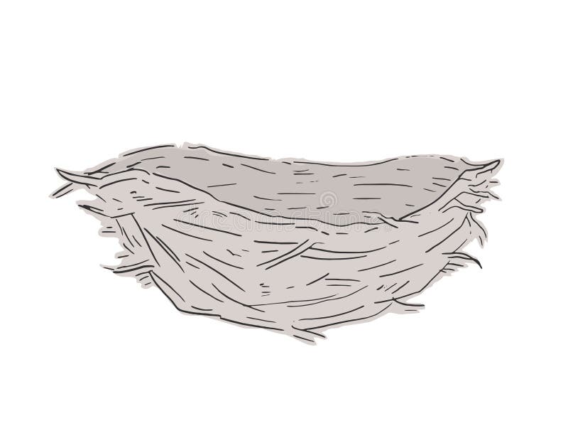 Nest hand draw style stock vector. Illustration of draw - 292578934