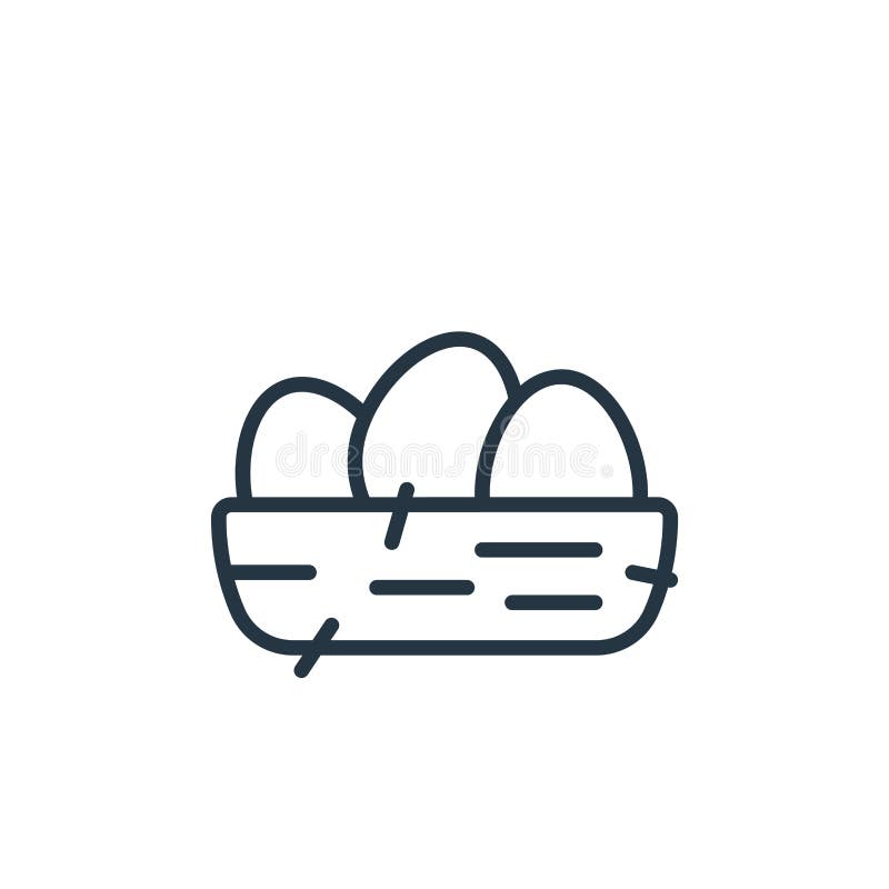 Nest Vector Icon. Nest Editable Stroke. Nest Linear Symbol for Use on ...