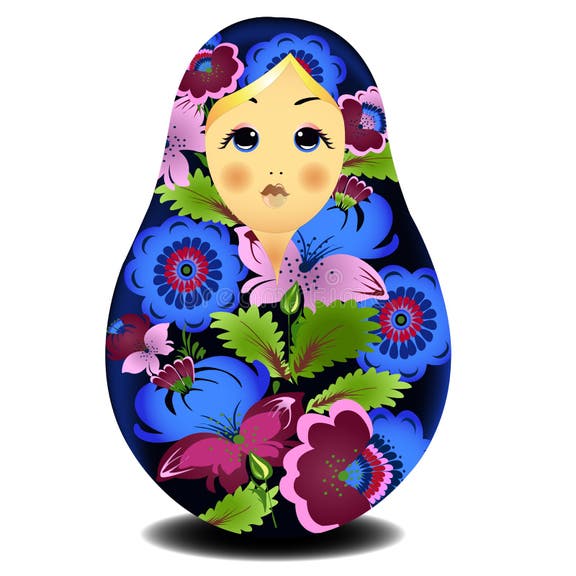 Nested doll stock illustration. Illustration of handwork - 14757711