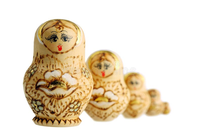 Nested dolls stock photo. Image of matryoshka, multi, figurine - 7975584