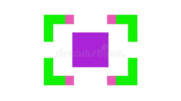 Nested Square Frames, Abstract Framing and Composition, Modern Graphic ...