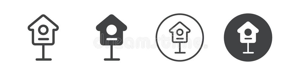 Nesting Box Icon Vector Logo Outline Stock Vector - Illustration of ...