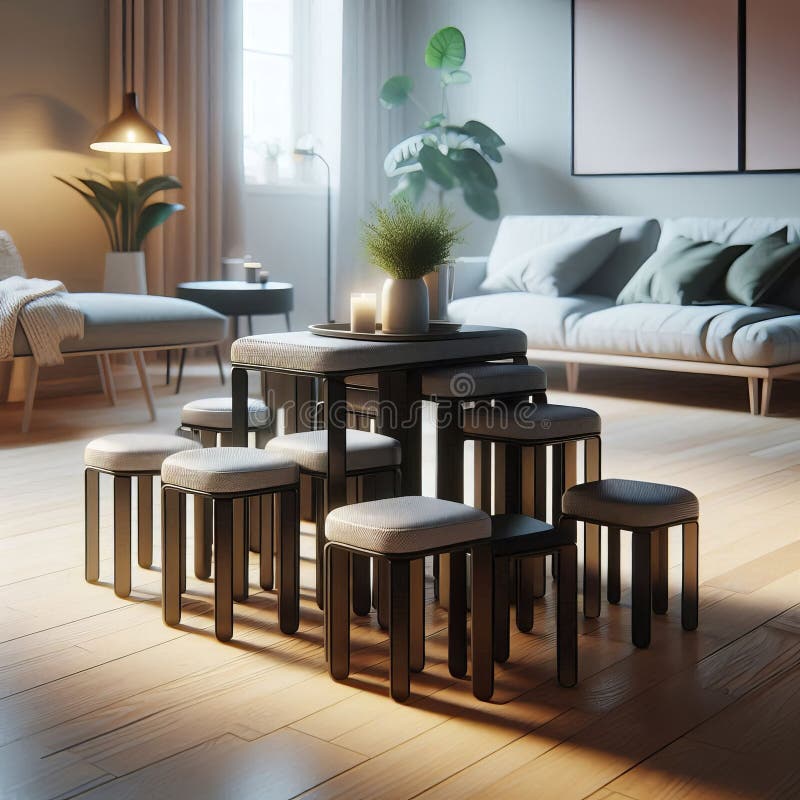 21 84. Nesting Stools - a Set of Portable, Compact Stools that Stock ...