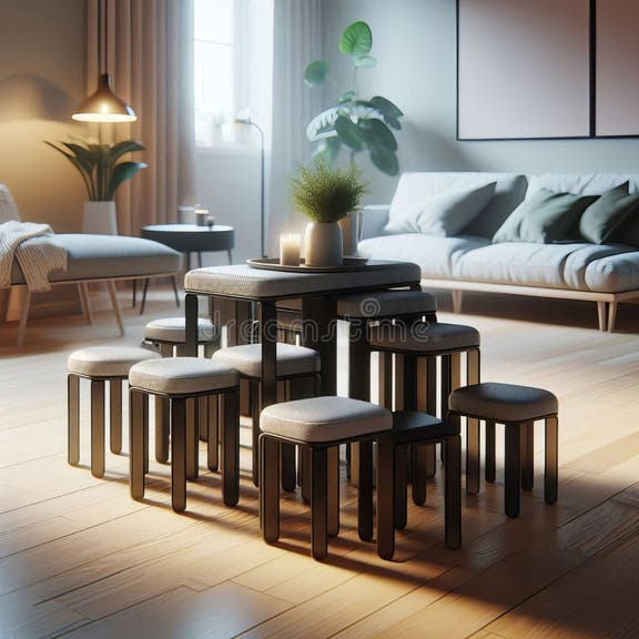 21 84. Nesting Stools - a Set of Portable, Compact Stools that Stock ...