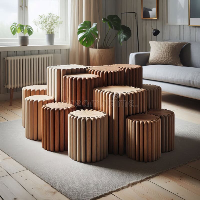 25 84. Nesting Stools - a Set of Portable, Compact Stools that Stock ...