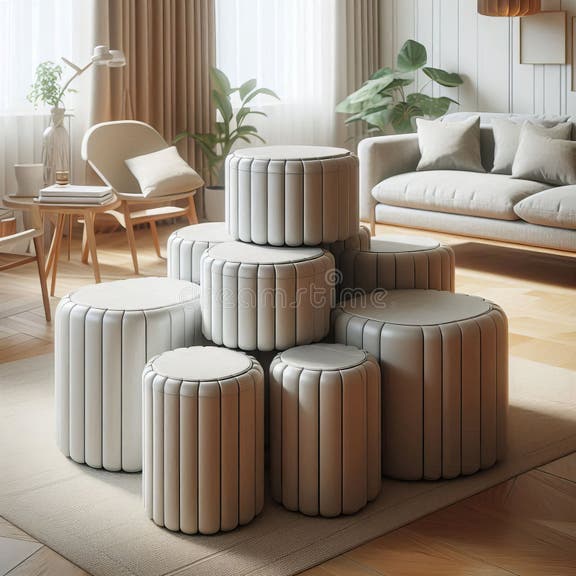 26 84. Nesting Stools - a Set of Portable, Compact Stools that Stock ...