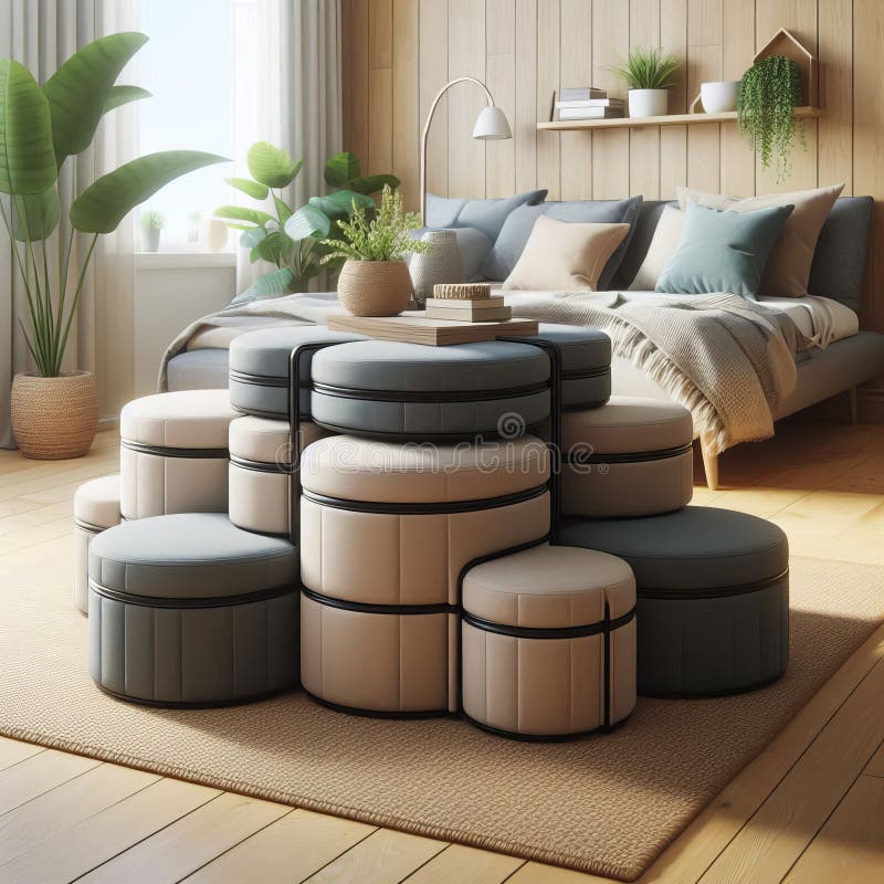 29 84. Nesting Stools - a Set of Portable, Compact Stools that Stock ...