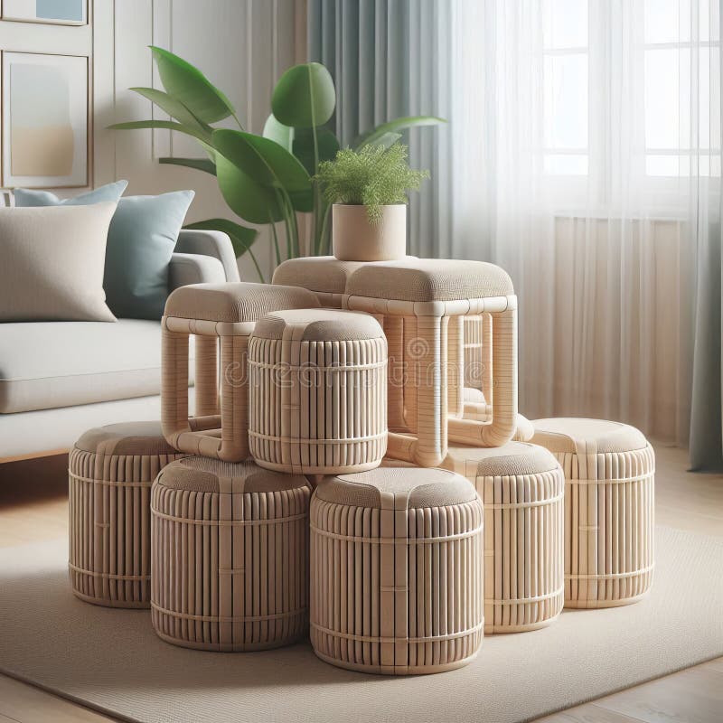 31 84. Nesting Stools - a Set of Portable, Compact Stools that Stock ...