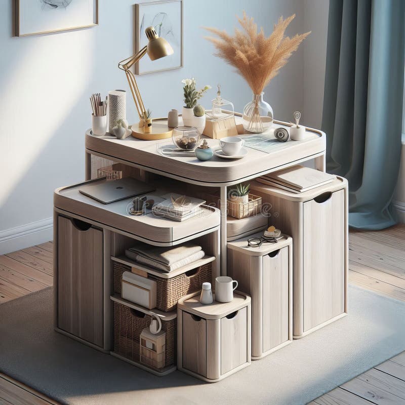 Nesting Tables Set of Multi Functional Space Saving Tables Wit Stock ...