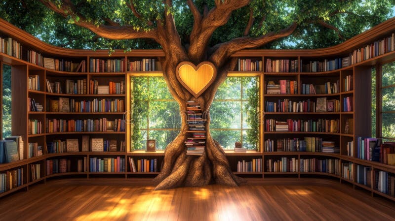 Nestled within Nature, the Enchanting Treetop Library Forms a Whimsical ...